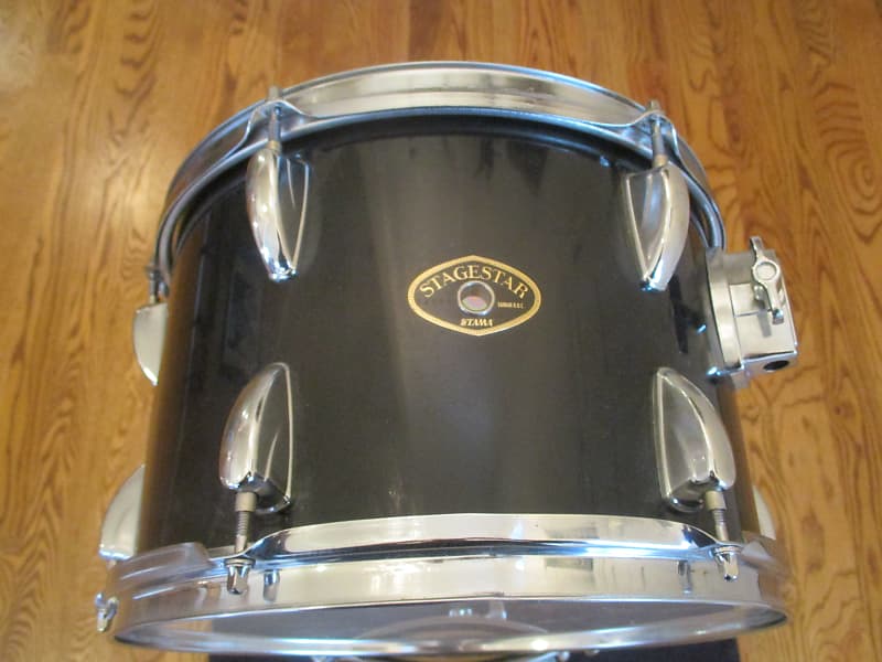 Tama 12 Round X 8 Rack Tom, Gloss Black, Hardwood Shell, Pro | Reverb