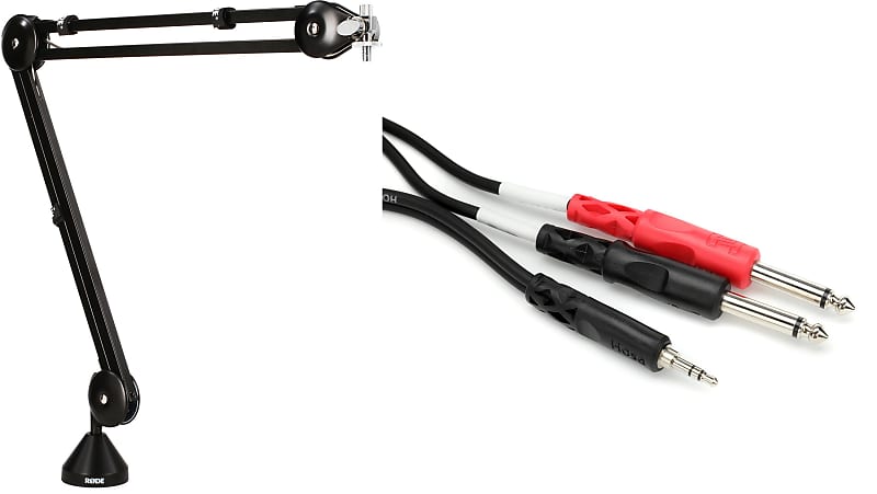 Rode PSA1 Desk-mounted Broadcast Microphone Boom Arm Bundle | Reverb