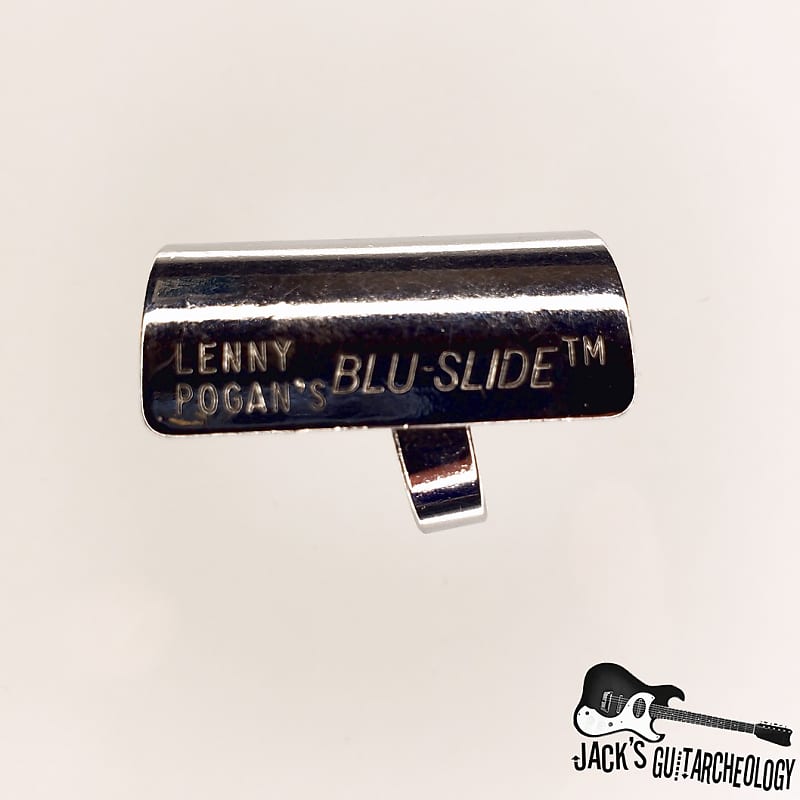 Lenny Pogan's Blu-Slide Bottleneck Ring (1970s, Chrome) | Reverb