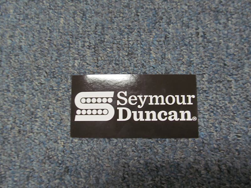 Seymour Duncan 4" X 2" Logo Sticker | Reverb