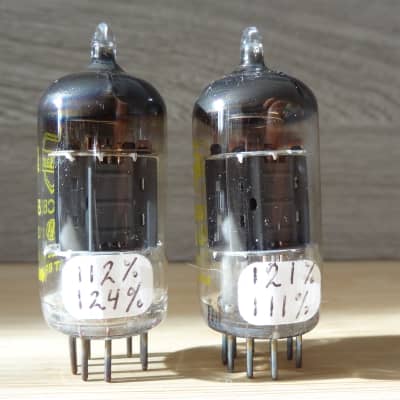 Perfect super rare 1963 MULLARD ecc83 12AX7 matched pair | Reverb