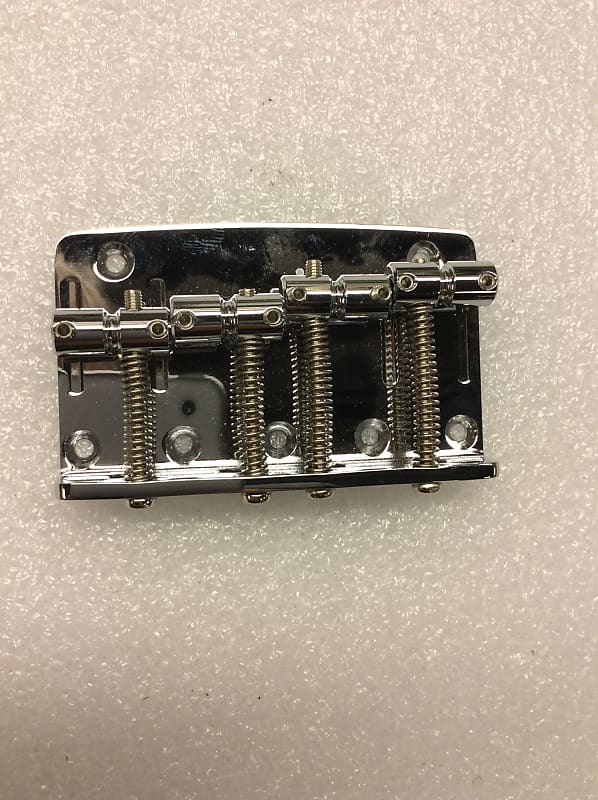 Gotoh Bass bridge made in japan - Chrome | Reverb