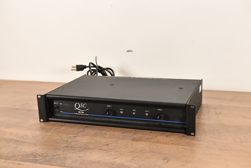 QSC MX 700 Two-Channel Power Amplifier (church owned) CG00XKW | Reverb