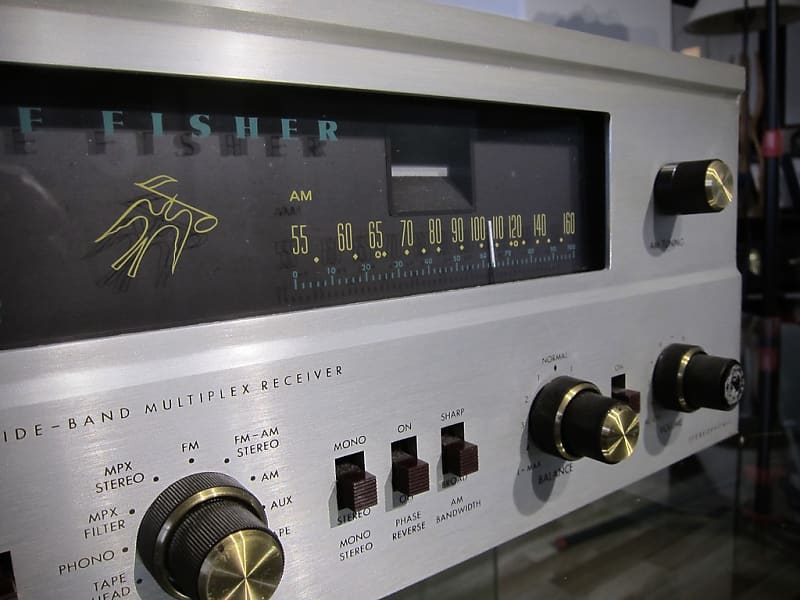 The Fisher Model 800-B AM FM Vintage Integrated Tube Receiver | Reverb