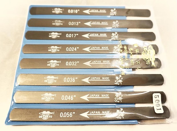 Set of 8 Nut Files No. 2 | Reverb