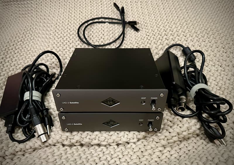 Two (2) Universal Audio UAD-2 Satellites Thunderbolt 3 QUAD | Reverb