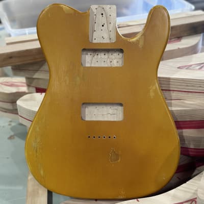 SHC - relic / aged TV yellow - telecaster style - single | Reverb