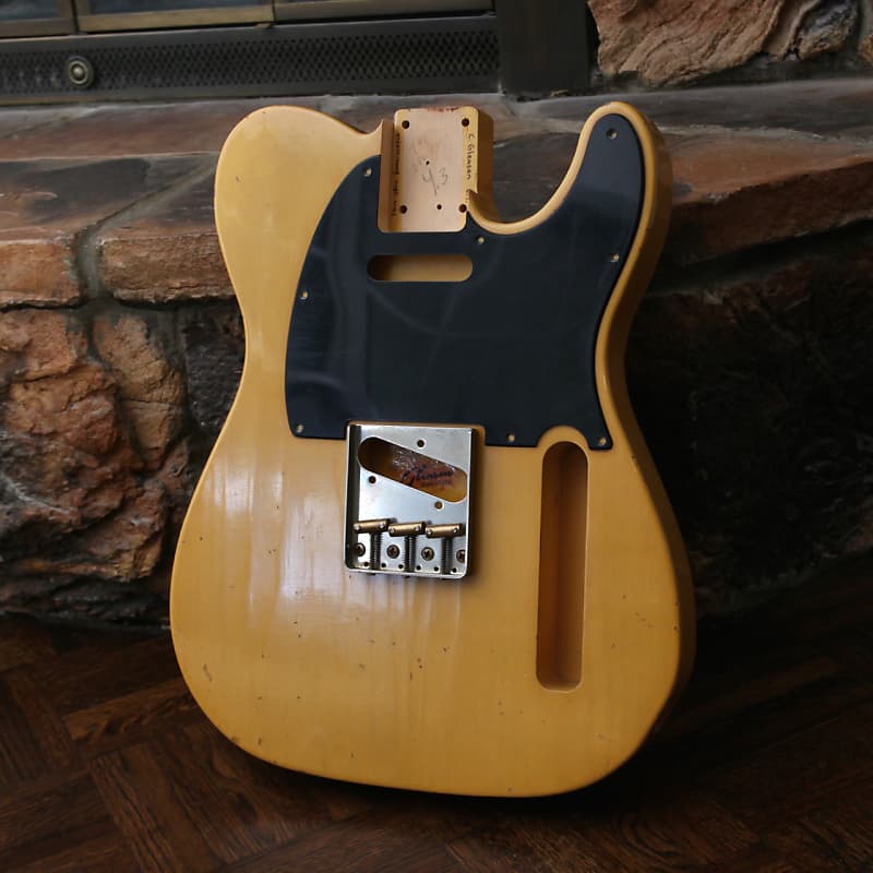 Aged Musikraft Tele Pinecaster Relic Body "Thin Skin" | Reverb UK