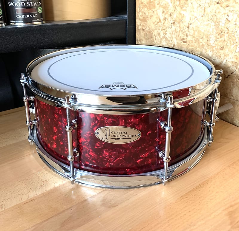 Snare Drum - J&J Custom DrumWorks RestoMod Pearl Limited | Reverb