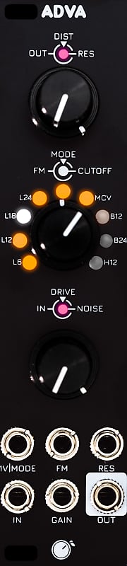 Plum Audio ADVA 3U - Smart Multimode Filter 2023 - Black | Reverb