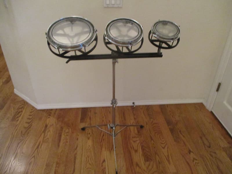 Remo Vintage Roto Toms W/Stand: 6, 8, 10 Inch Tunable Toms! | Reverb