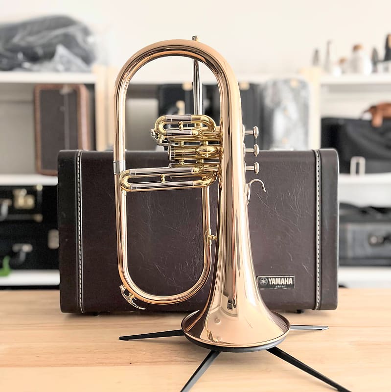 Yamaha YFH-631 Professional Bb Flugelhorn with Rose Brass | Reverb