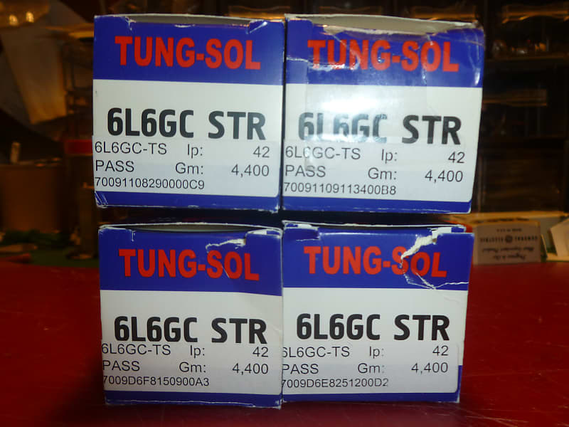 Tung-Sol 6L6GC STR MATCHED QUAD 2019 NEW OLD STOCK | Reverb