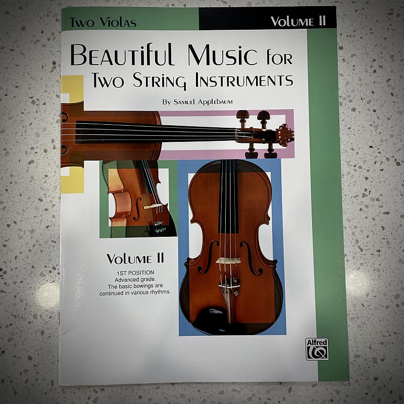 Alfred Beautiful Music for Two String Instruments Viola - | Reverb