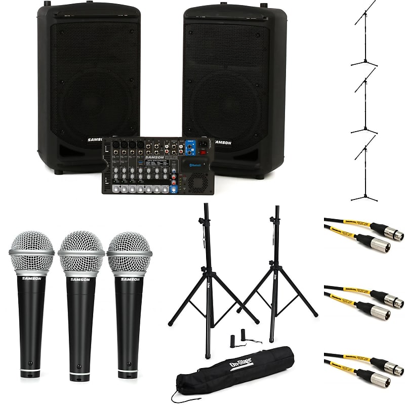 Samson Expedition XP1000 10-channel 1 000W Portable PA 3 | Reverb