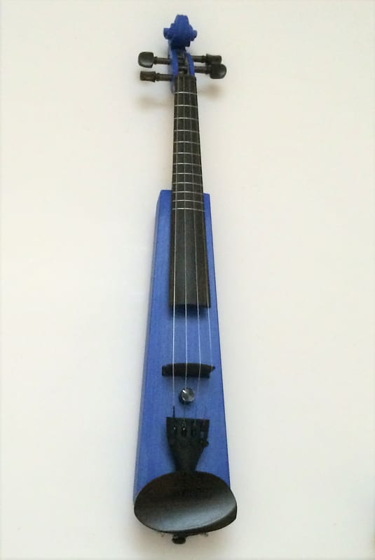 Violin. Hand made electric travel fiddle, with frets. | Reverb