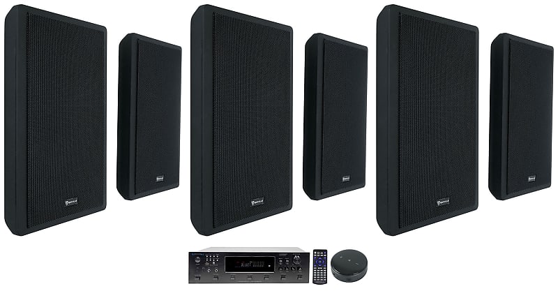 Technical Pro 6000w 6-Zone Home Bluetooth Amp+Wifi Receiver+6 | Reverb