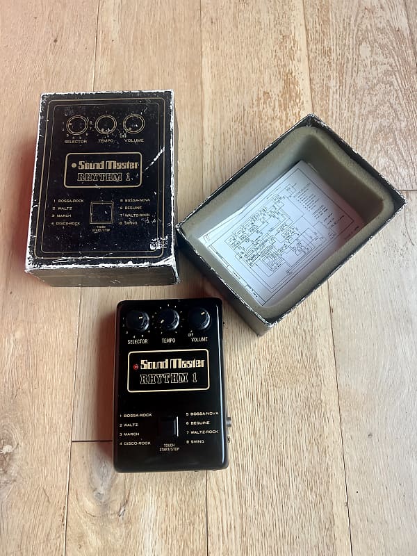 Sound Master Rhythm 1 1981 Black | Reverb
