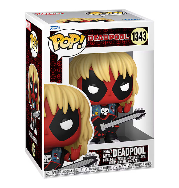 Funko Pop! Deadpool Parody Heavy Metal Vinyl Figure #1343 | Reverb