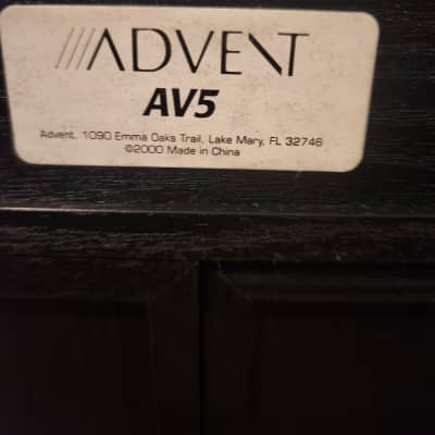 Advent Advent AV5 Home Theater 100W Speakers Bookshelf Right | Reverb