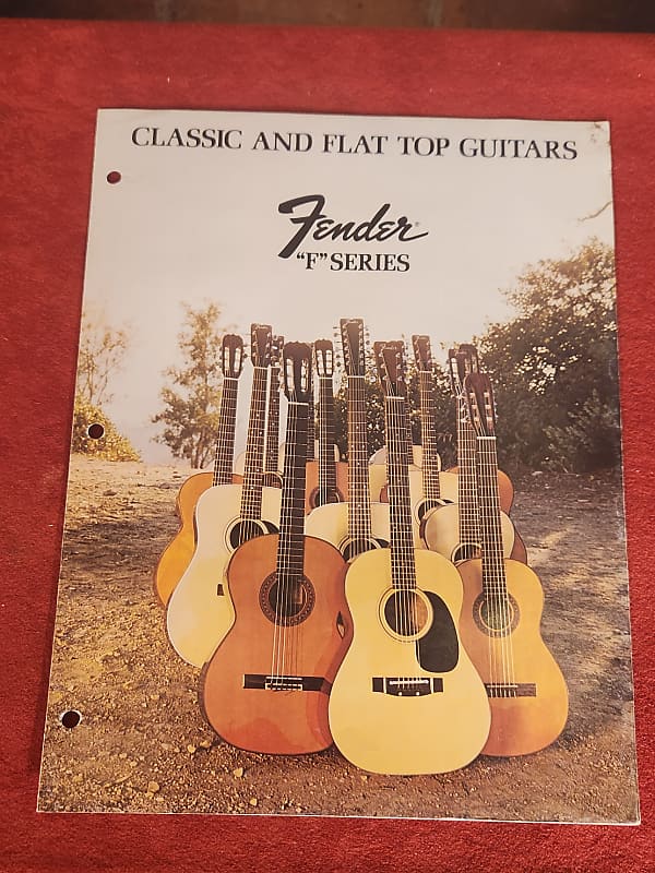 Fender "F Series Classic And Flat Top Guitars" Magazine | Reverb
