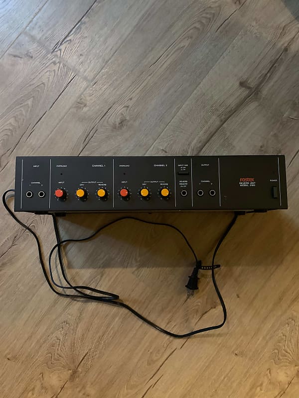 Fostex Fostex 3180 Analog Stereo Spring Reverb Rackmount Unit | Reverb