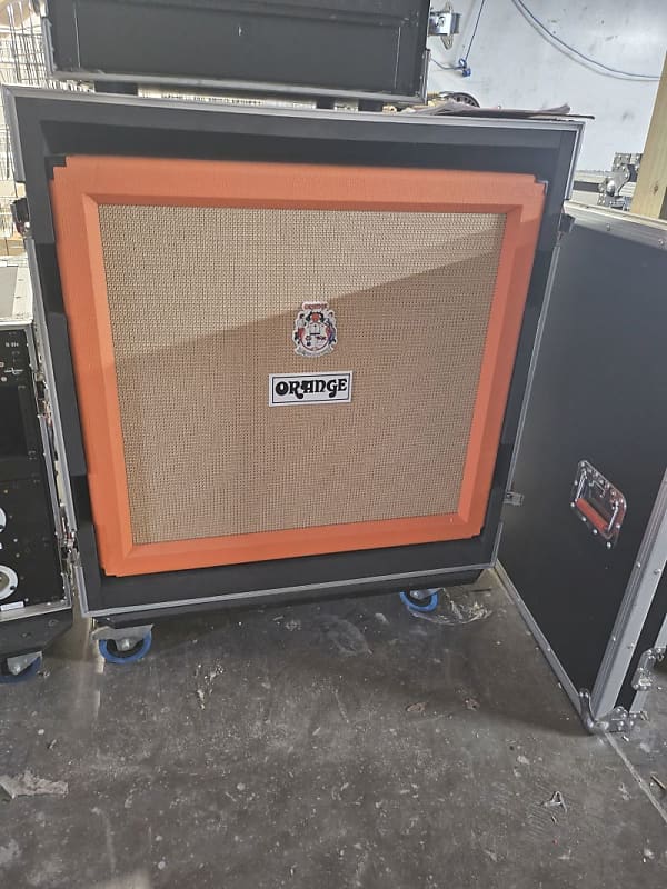 Orange PPC412-A - 240-watt 4x12" Cabinet In Wheeled Gator | Reverb