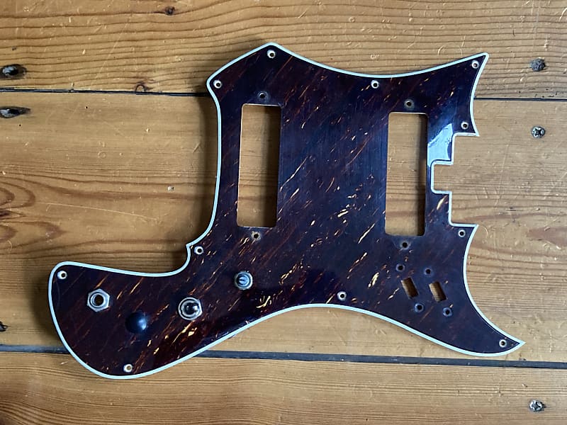 1960s Teisco Zenta / Top Twenty Guitar 2 pickup Scratchplate | Reverb