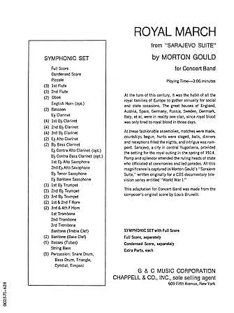 Cheers! A Celebration March Band Score | Reverb