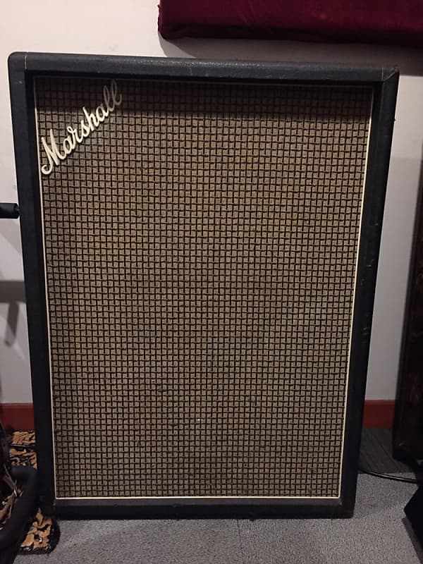 1971 Marshall Artiste 2049 Oversized 2x12 rare cabinet | Reverb
