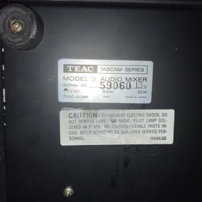 TEAC Tascam Series Model 3 Audio Mixer | Reverb
