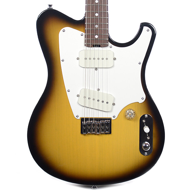 Swope MG Knock Around Relic 2-Tone Sunburst w/1-Ply White | Reverb
