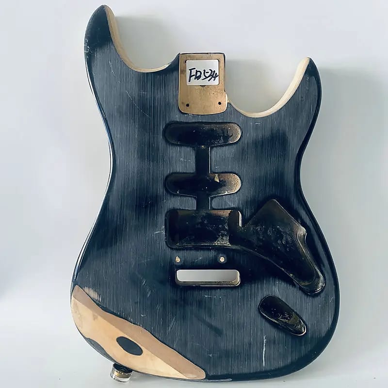HSS Basswood Guitar Strat Style Body DIY Project | Reverb