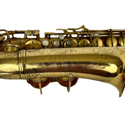 Conn 6m Transitional Alto Saxophone w/ Sun Goddess Art Deco | Reverb