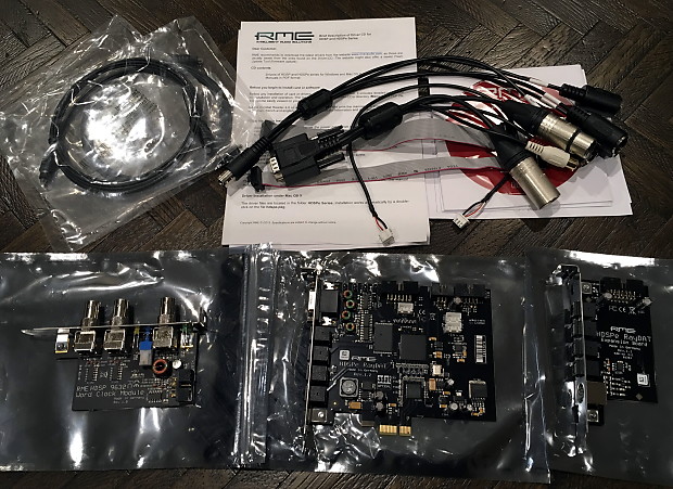 RME HDSPe RayDAT PCI Express Card & WCM Word Clock Module | Reverb