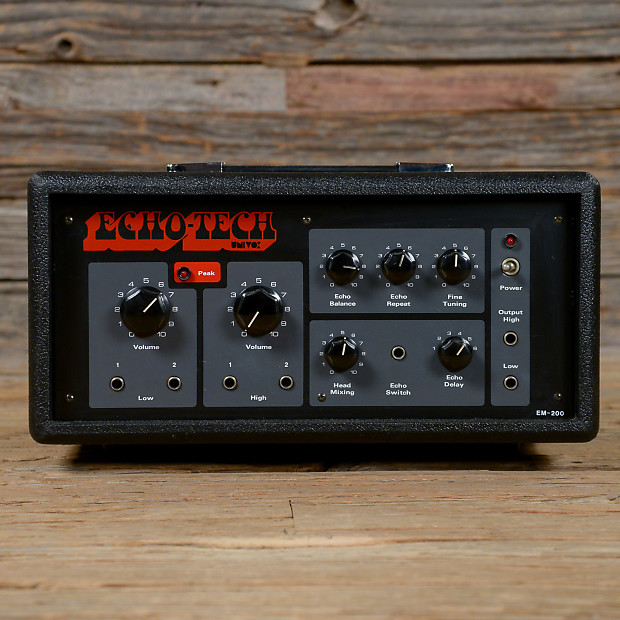 Univox Echo-Tech EM-200 Magnetic Disc Echo 1970s USED | Reverb
