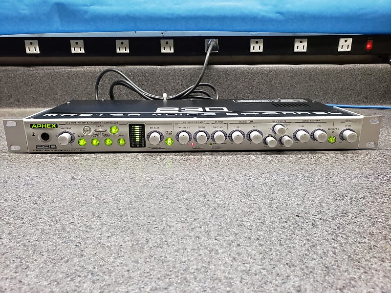 Aphex 230 Master Voice Channel Tube Mic Preamp Excellent | Reverb