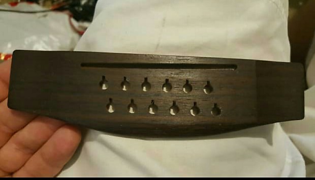12 String Acoustic Guitar Bridge Rosewood? New | Reverb