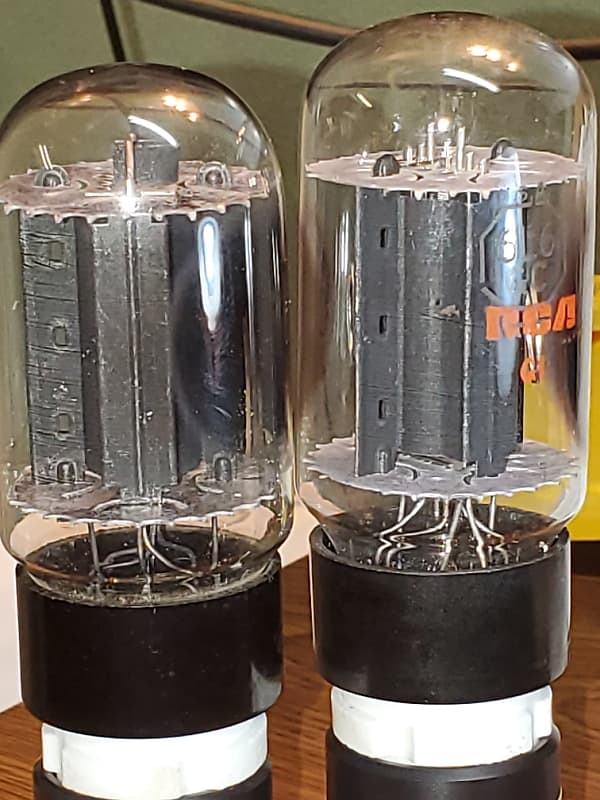 6L6GC RCA Black Plate Matched Pair NOS/NIB MaxiMatcher2 | Reverb