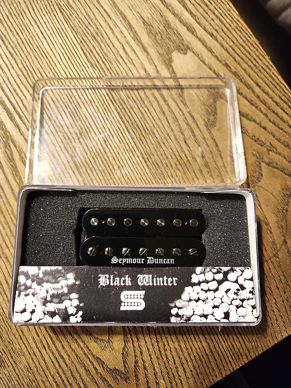 Seymour Duncan Black Winter 7 String Bridge Pickup | Reverb