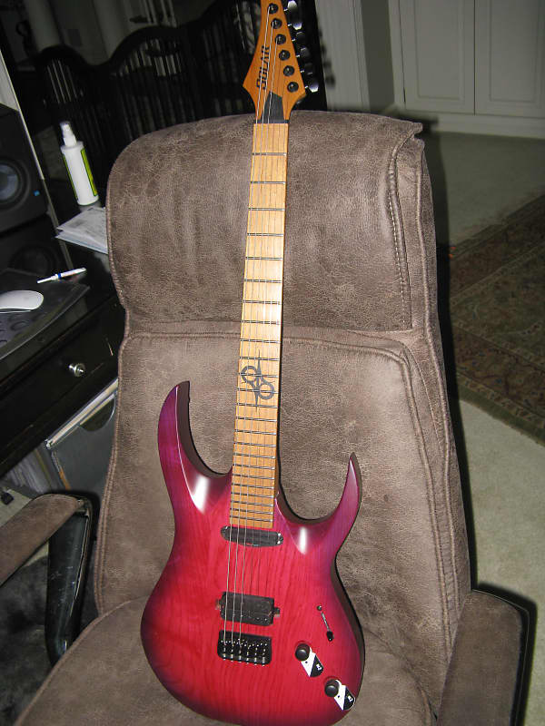 Solar Guitar AB1.6HTB 2020 - Purple burst/RED | Reverb