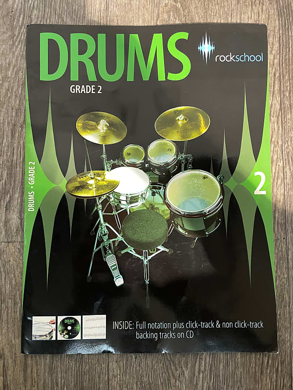 Rock School Drums Grade 2 Drum Book/ Music Notation | Reverb UK