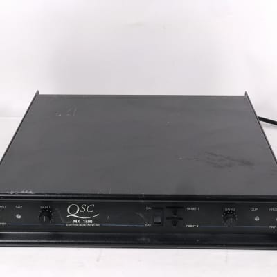 QSC Audio Products MX1500 Professional Stereo Power Amplifier | Reverb