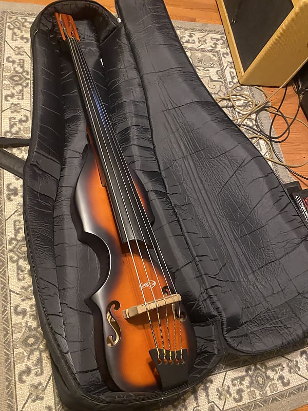 BSX Allegro 5 String Acoustic Electric Bass - Nutmeg | Reverb