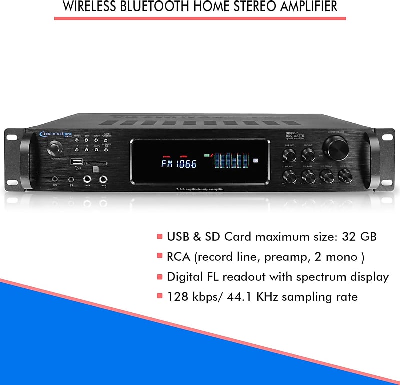 Technical Pro H1502URBT 1500W Pro Digital | Reverb