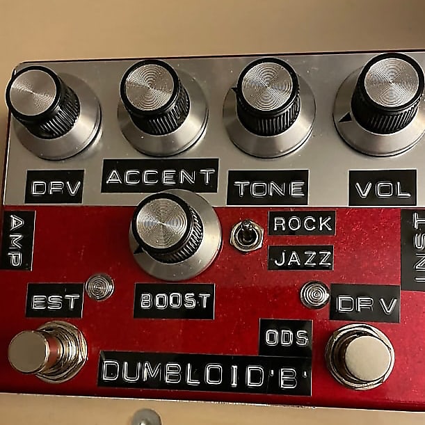 Shin’s Dumbloid ods plus boost Red | Reverb