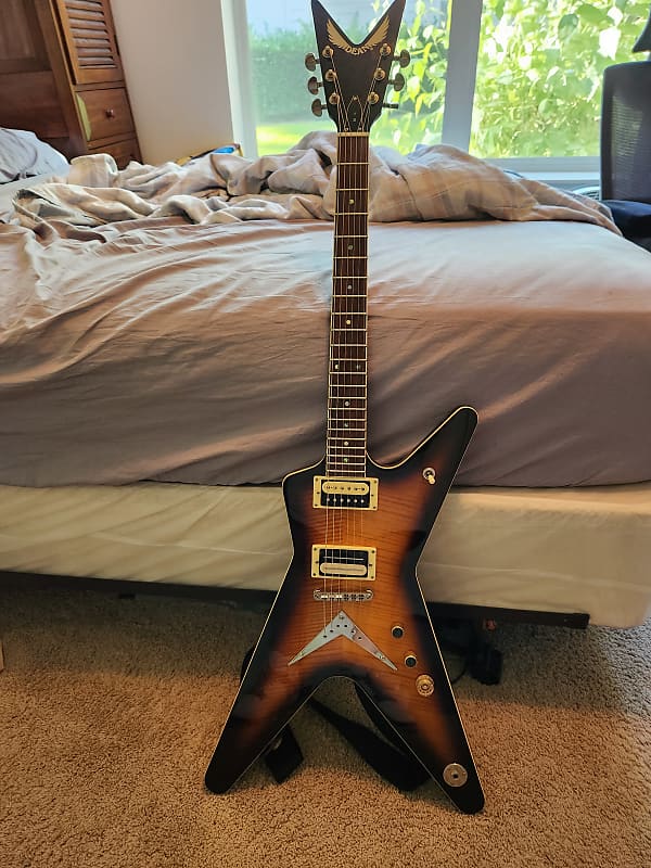 Dean ML 79 - Trans Brazilia Burst WITH CASE | Reverb