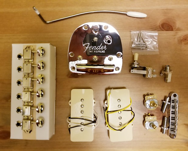 Fender Jazzmaster Parts Package 2017 Chrome | Reverb