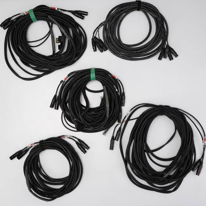 3 Canare 2 Ch XLR Snake Cables 50' & 25' Mogami Digital AES | Reverb