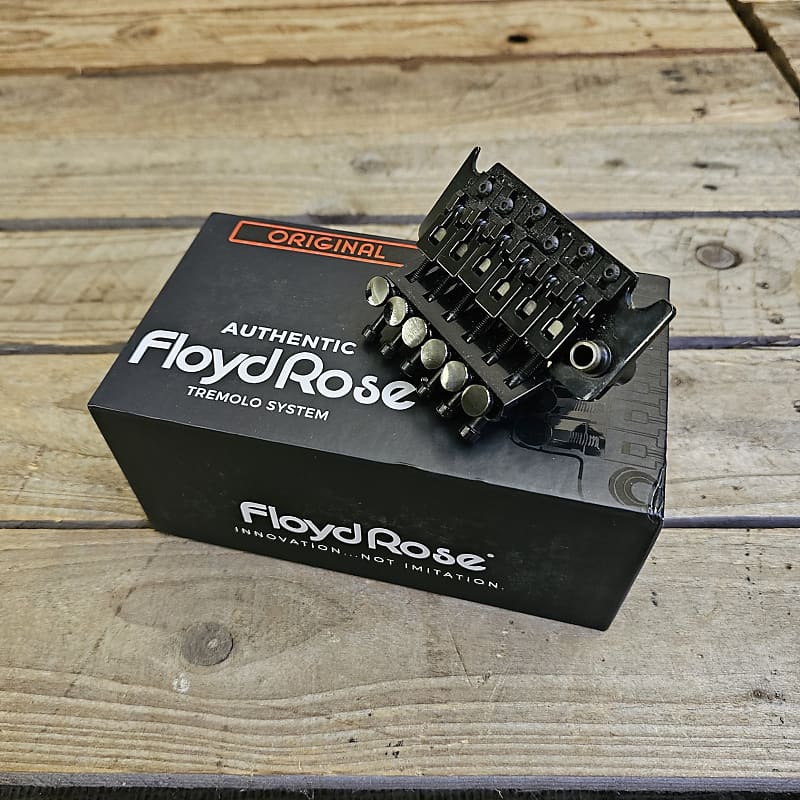 Floyd Rose Locking Tremolo System FRT200 Black USED! | Reverb